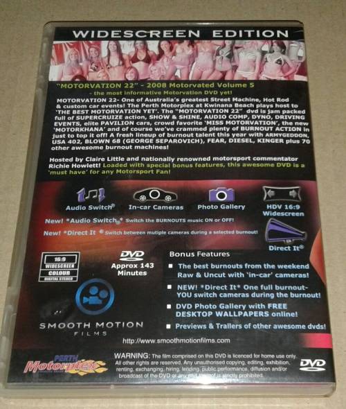 Other Memorabilia & Novelty - Motovation 22 Vol 5 - V8 Burnout Festival Dvd for sale in Cape ...